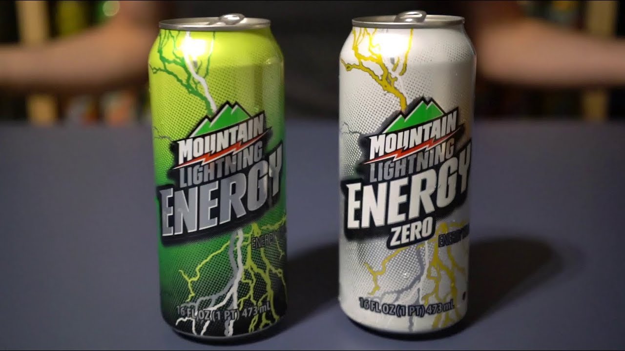 CTC Review #58 - Mountain Lightning Energy & Energy Zero (Walmart Brand ...