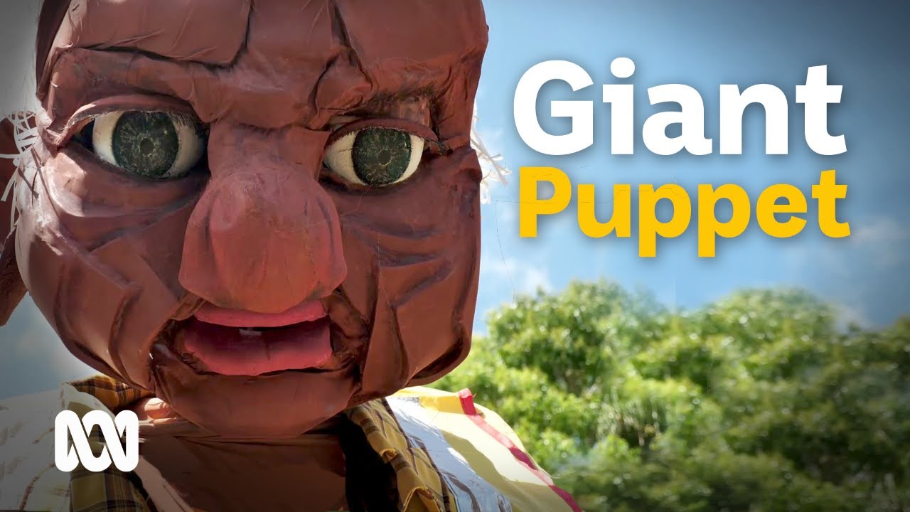 Giant Aboriginal elder puppet teaches Yungaburra community about ...