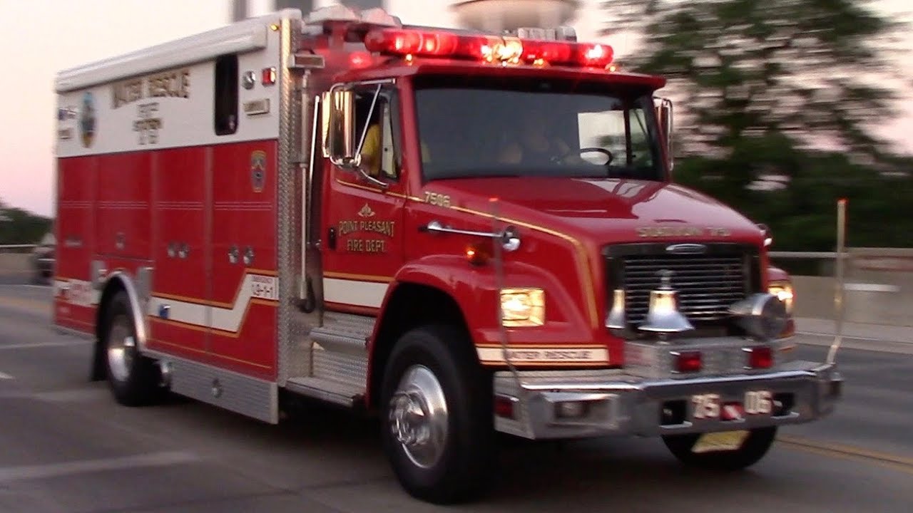 Point Pleasant Fire Department Water Rescue 7506 Responding 7-9-17 ...