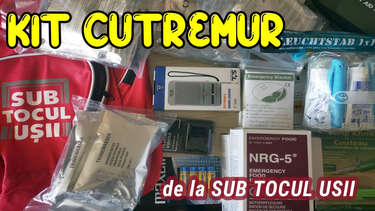 KIT CUTREMUR/RUCSAC DE URGENTA DE LA SUBTOCULUSII.RO - YouTube