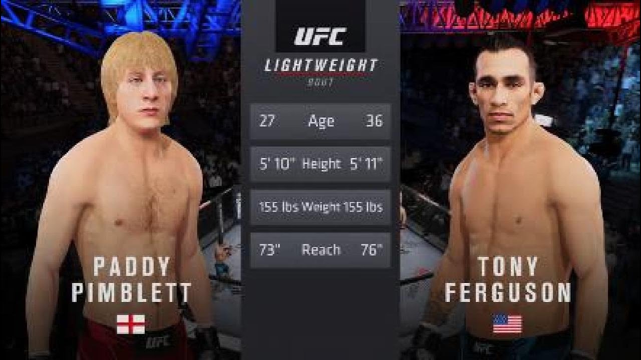 Paddy 'The Baddy' Pimblett vs Tony Ferguson - YouTube