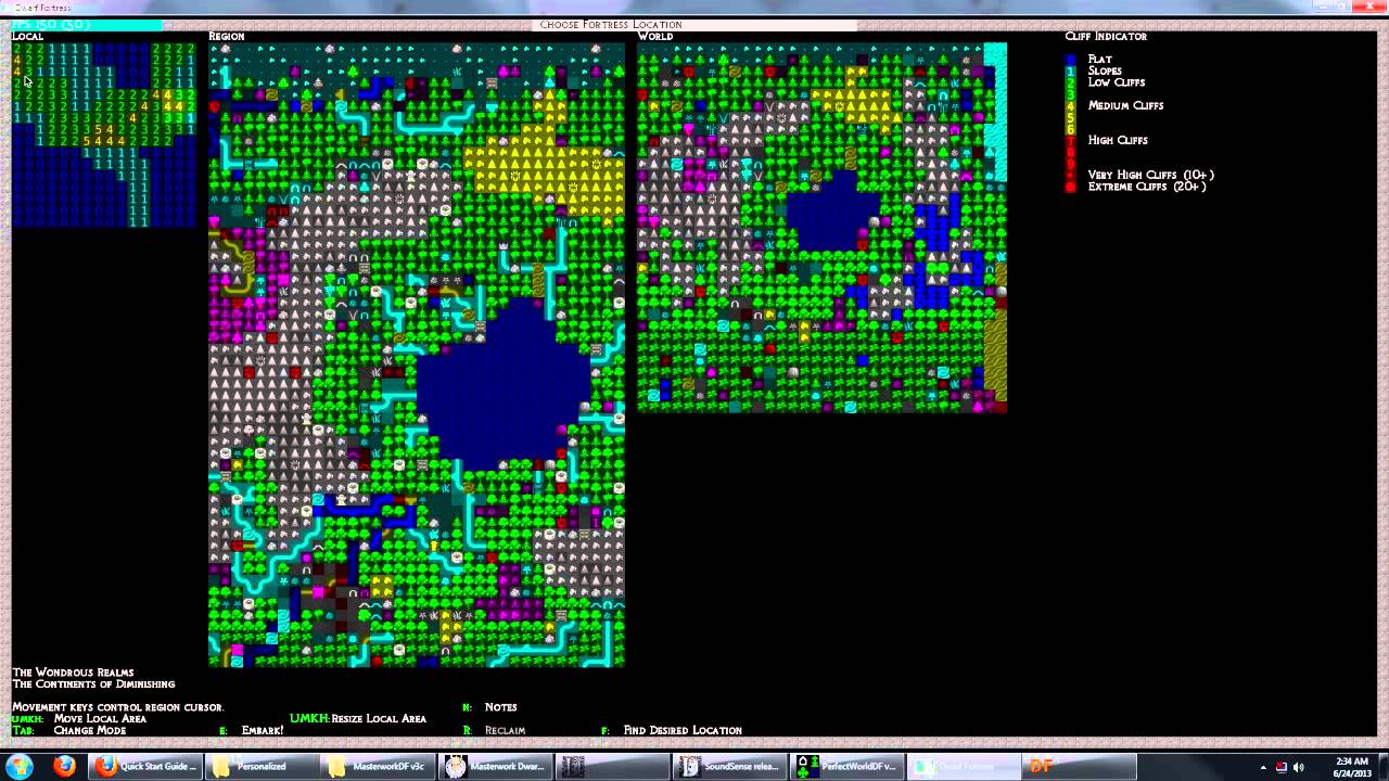 Let's Play Dwarf Fortress: Masterwork Mod E01 House Hunting - YouTube