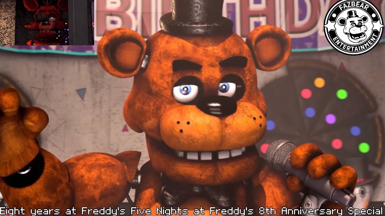 Eight years at Freddy's Five Nights at Freddy's 8th Anniversary Special ...