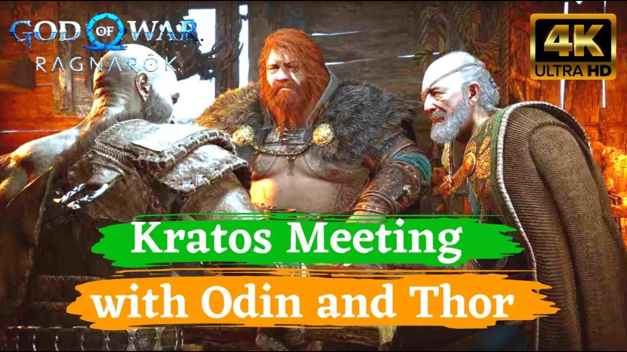 Kratos Meeting with Odin and Thor - God of War Gameplay - YouTube
