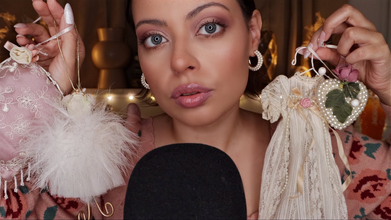 ASMR| Christmas Ornaments Show & Tell - SATISFYING Tapping & Scratching ...