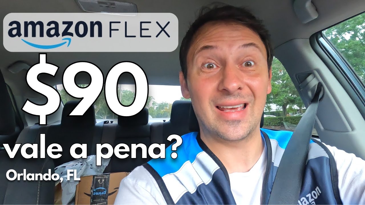 AMAZON FLEX em ORLANDO Bloco de 90 DÓLARES para 5 HORAS e ALGUMAS DICAS ...
