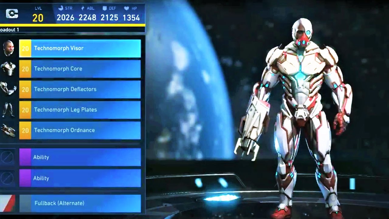 Injustice 2 - Cyborg NEW GEAR GAMEPLAY!! White Cyborg Technomorph - YouTube