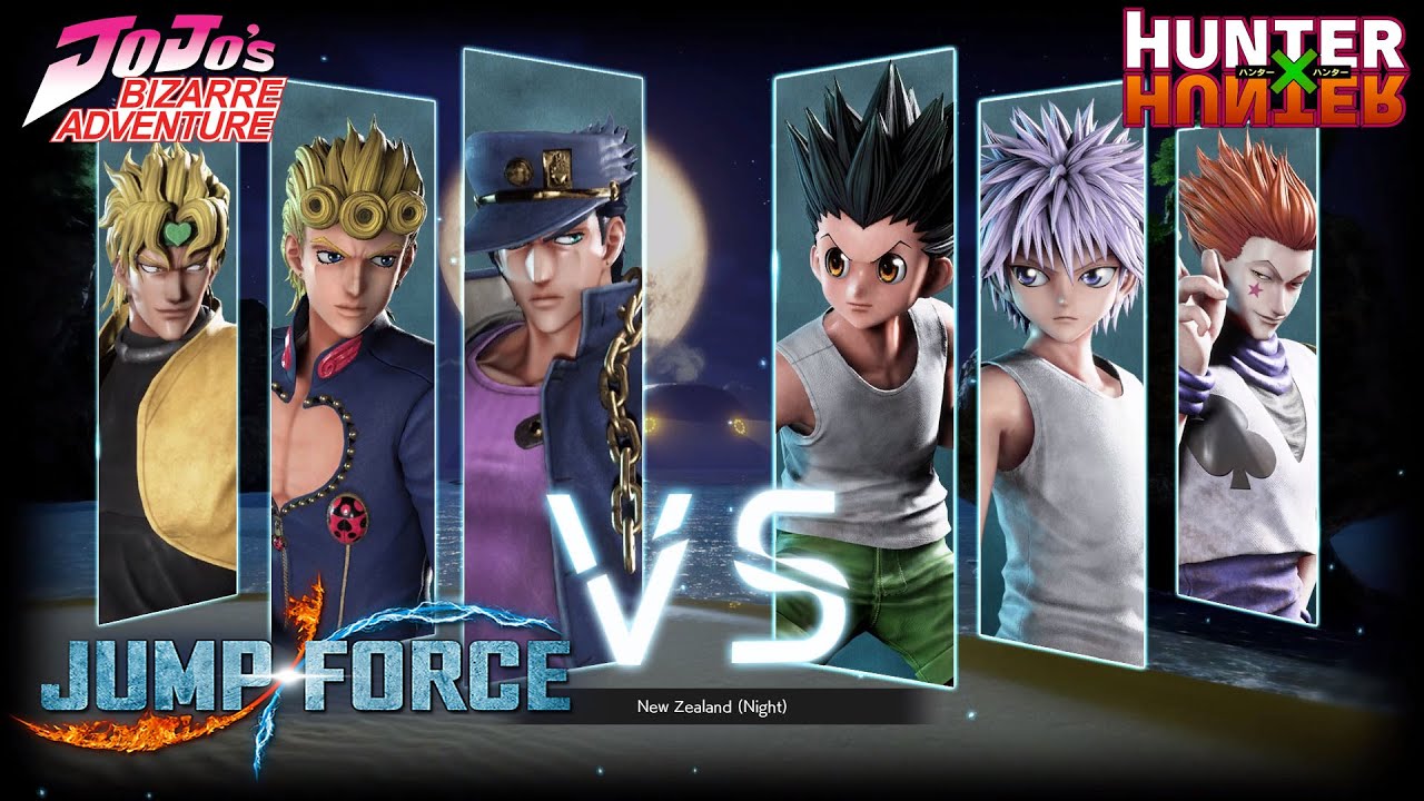 Jojo's Bizarre VS Hunter X Hunter - JUMP FORCE - YouTube