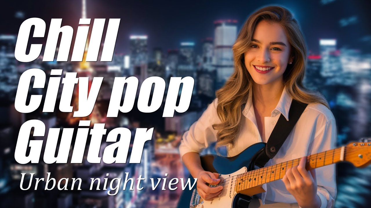 Chill City pop Guitar | Urban night driving | Melancholic | High ...