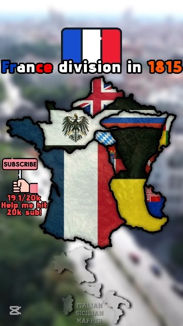 France division in 1815 #mapping - YouTube