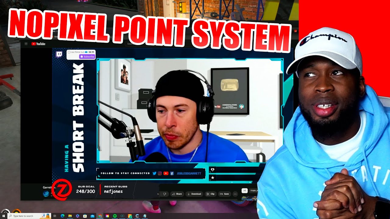 JoblessGarrett On NoPixel Points System | NoPixel RP | GTA | CG - YouTube