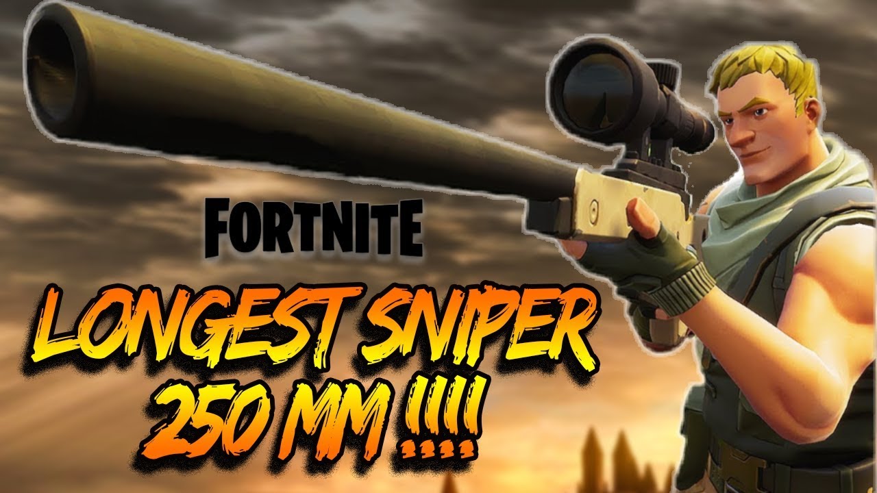 LONGEST SNIPER Kill Ever !! Fortnite Battle Royale - 250! - Sniper ...