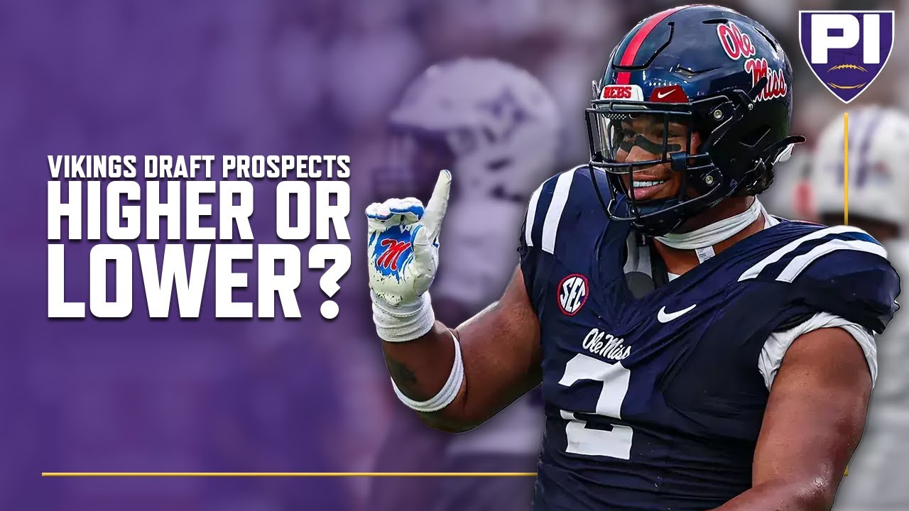 Is PFF's Trevor Sikkema high or lower on Vikings draft targets (he ...