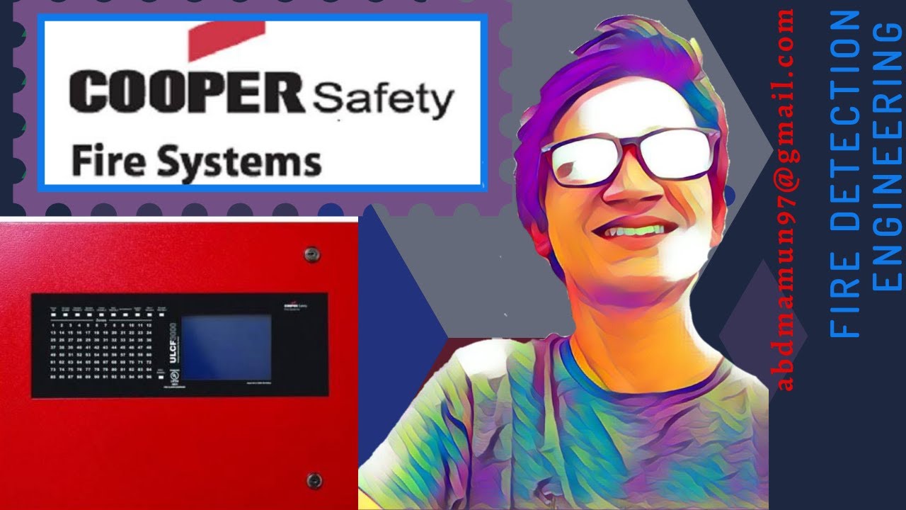 Cooper Fire Alarm Control Panel - YouTube