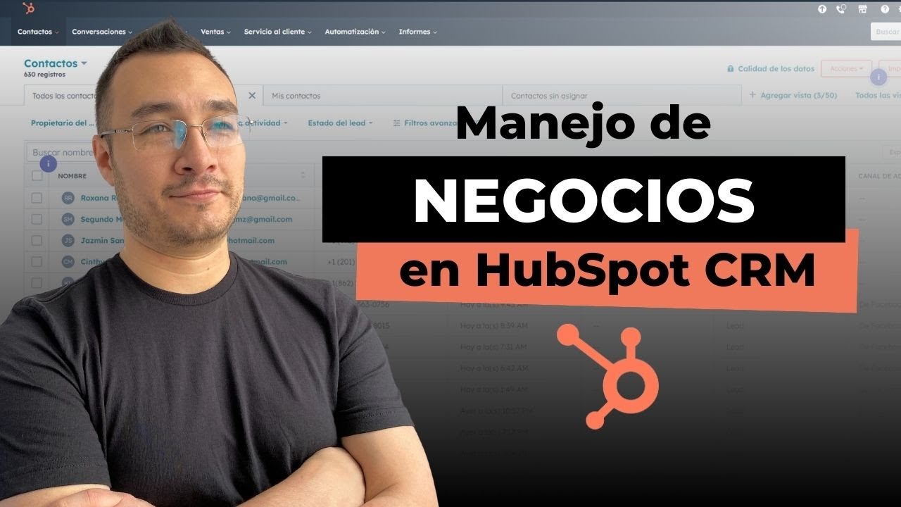 Tutorial HubSpot 03 - Cómo Manejar Negocios en HubSpot - YouTube