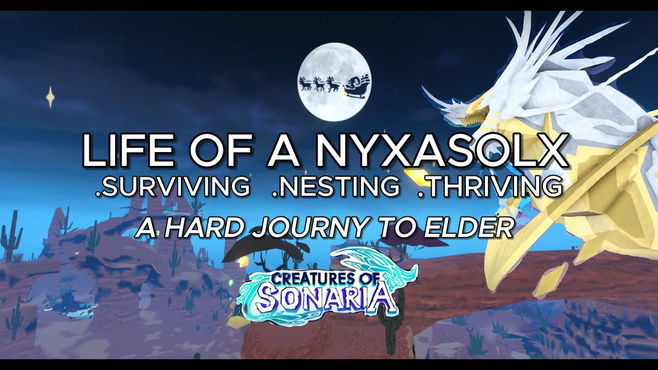 The DANGEROUS LIFE OF A NYXASOLYX | Thriving in Sonaria | Creatures of ...