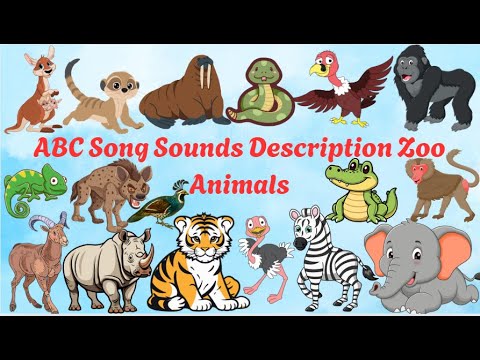 ABC Song Sounds Description Zoo Animals|ABC Alphabet Sounds Animals Zoo ...