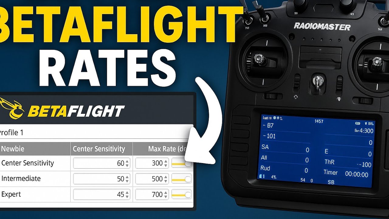 The BEST Betaflight Rates for Beginners to Pros (And How to Switch Them ...