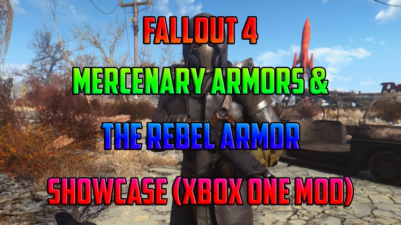 Fallout 4 Mercenary Armors & The Rebel Armor Showcase (Xbox One Mod ...