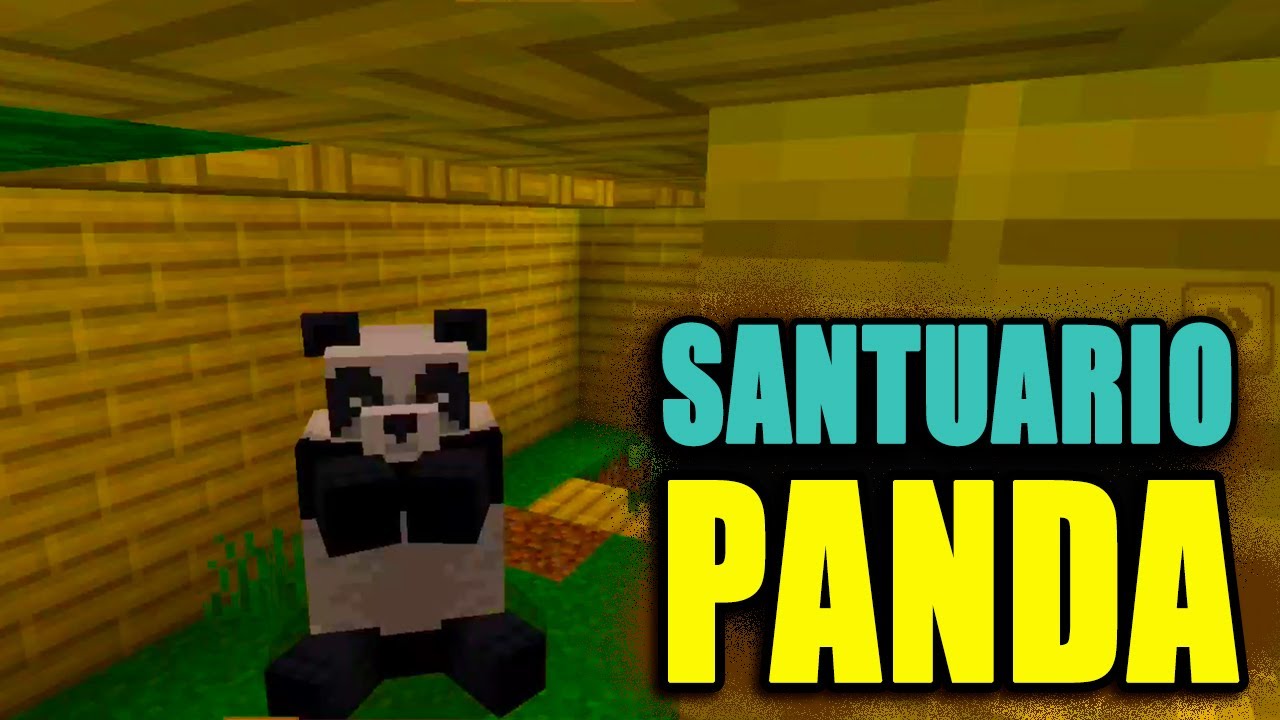 Santuario PANDA en crafting and building - YouTube