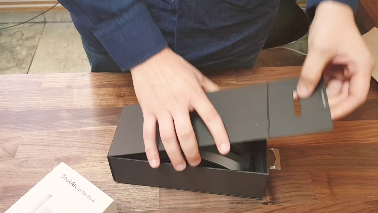 Book Arc for Macbook - vertical desktop stand - YouTube