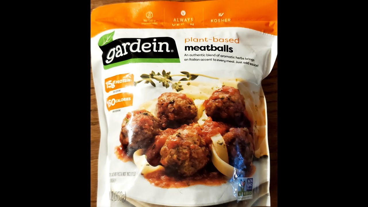 Conagra Gardein Plant Based Meatballs Review - YouTube