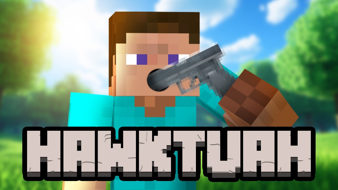 i made a hawk tuah minecraft mod - YouTube