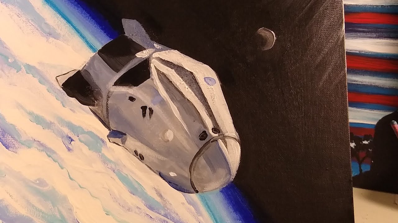 Spaceship Painting : Part Two (Intermediate) - YouTube