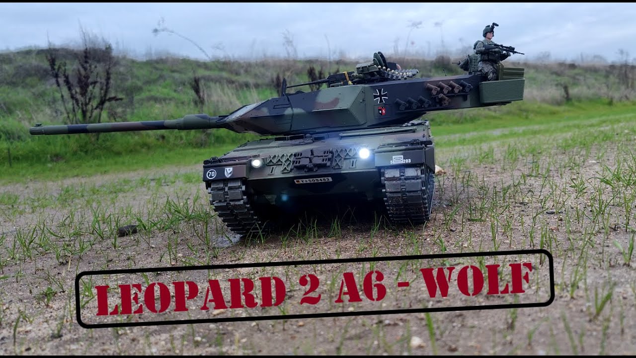 🔥RC Military tank LEOPARD 2 performs the "WOLF" mission [RC tank] #15 ...
