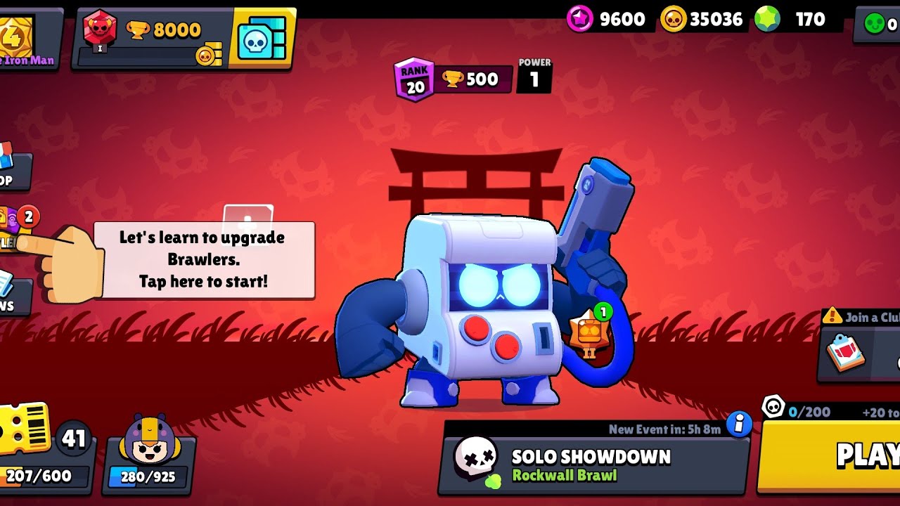 Power 1 8-Bit, Rank 20 | Brawl Stars - YouTube