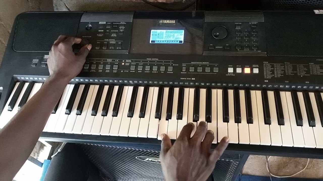 How to play gh reggae lesson on keyboard at key F(2) - YouTube