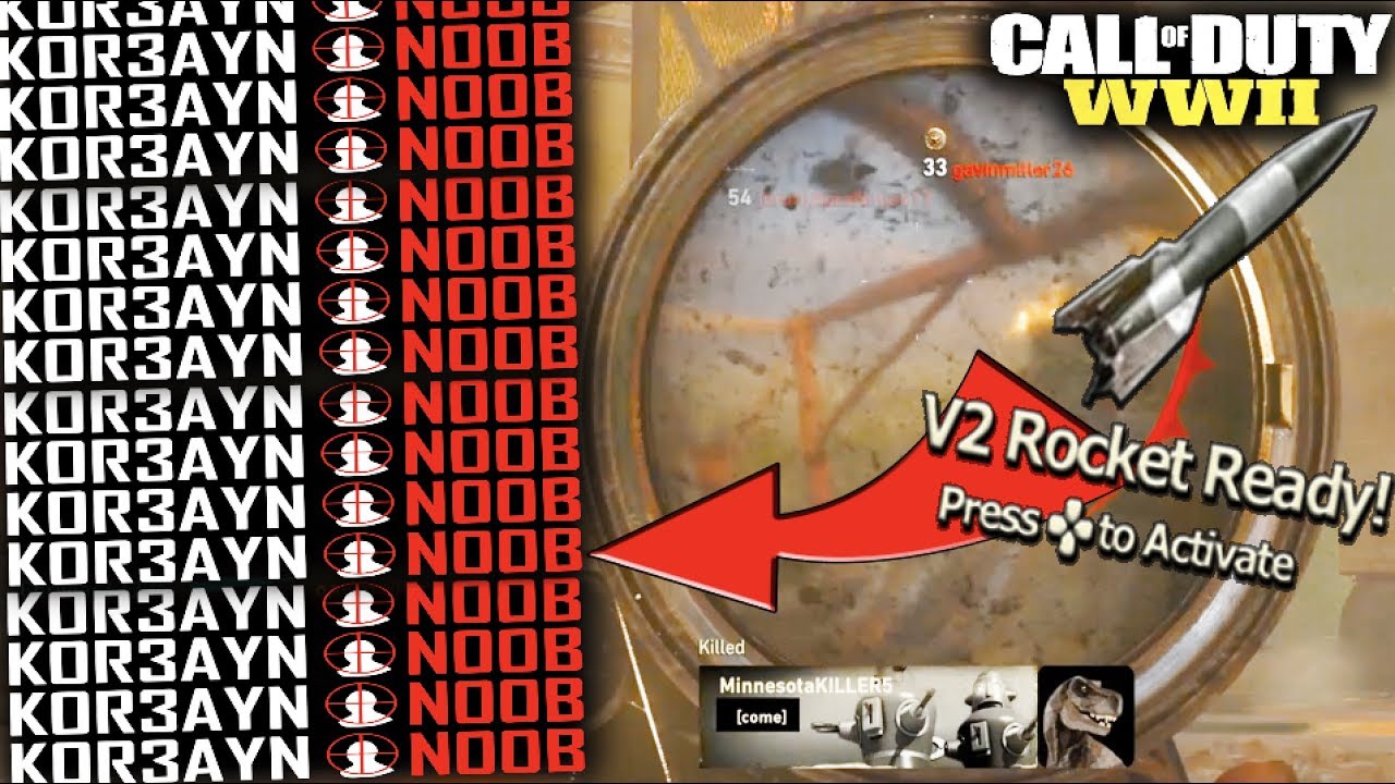 the CRAZIEST KILLFEED YOU’LL EVER SEE in COD WW2… - YouTube