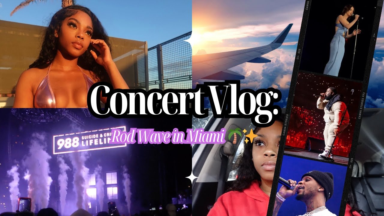 I WENT TO SEE ROD WAVE IN MIAMI | CONCERT VLOG 😆 - YouTube