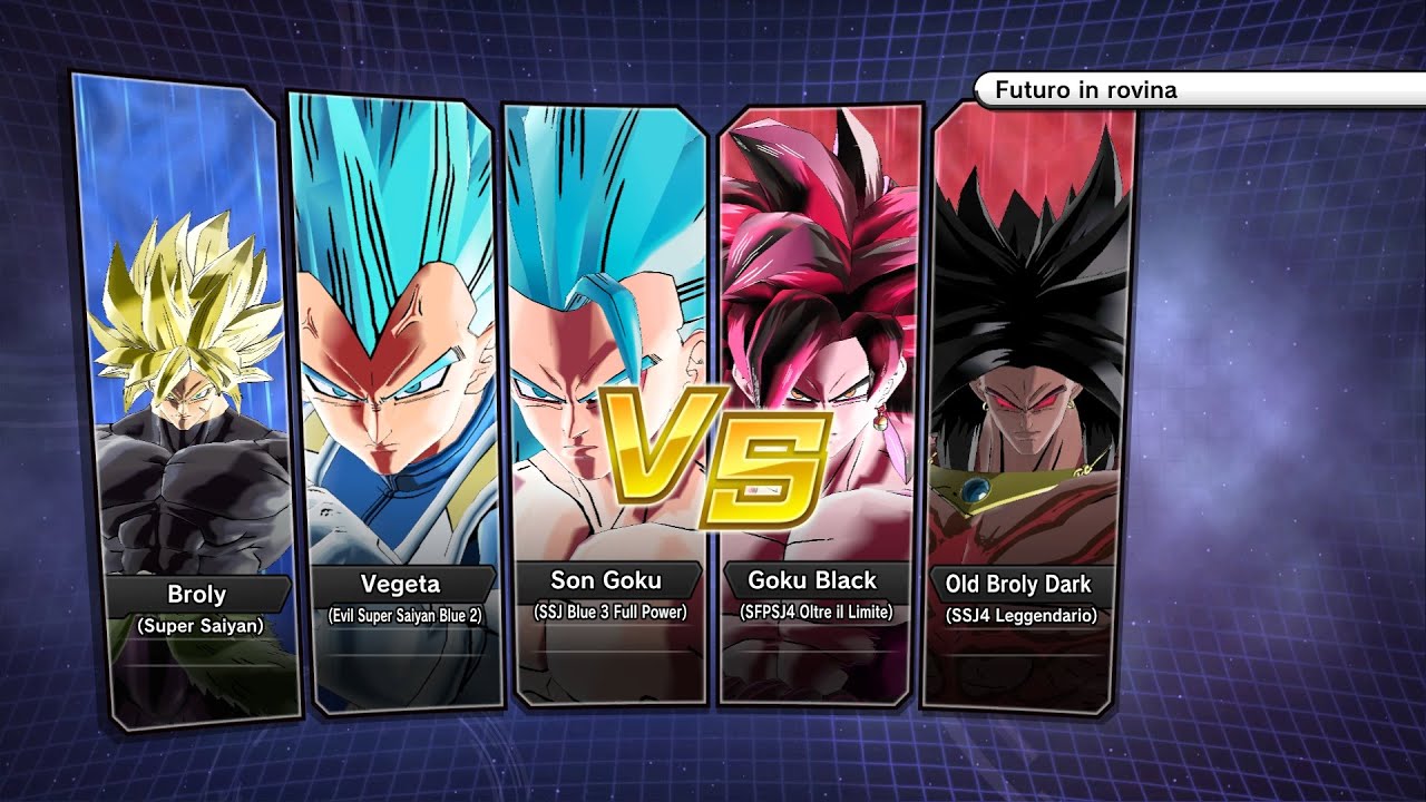 XV2 (PC): Goku SSJB3 FP/Vegeta SSJB2 Evil/Broly SSJ vs Goku Black ...
