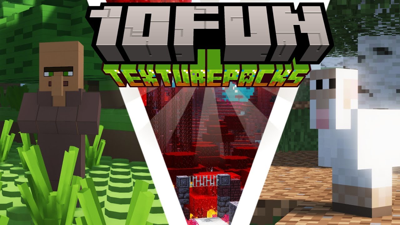 10 Fun Minecraft Texture packs - YouTube
