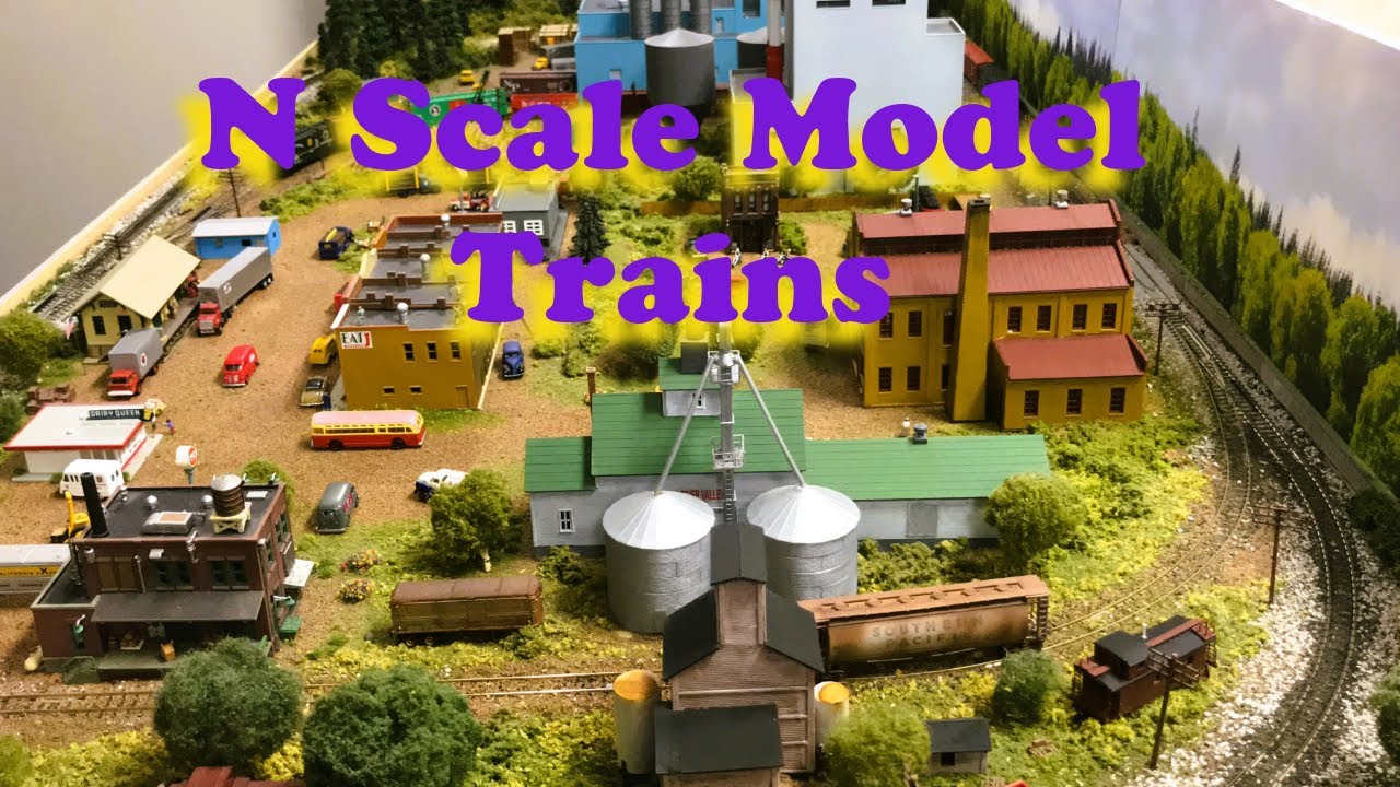 Milwaukee Road Model Train N Scale - YouTube