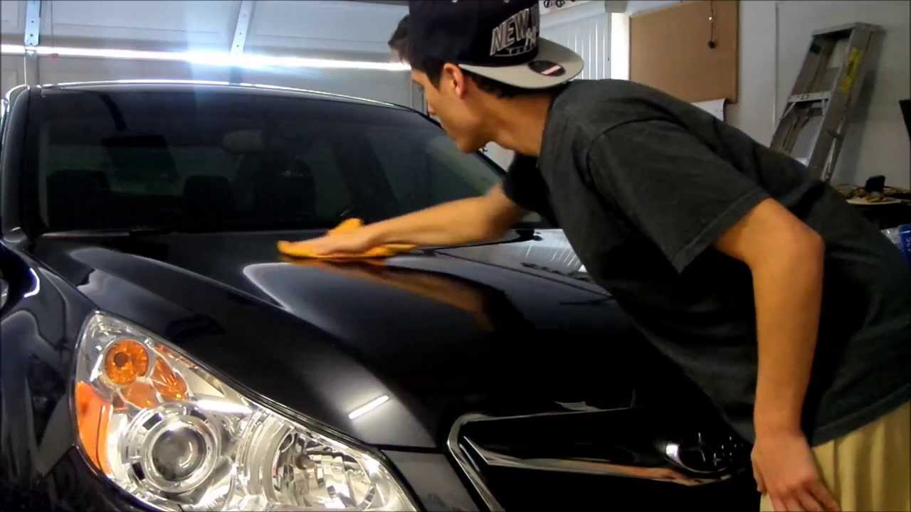 How To Wax A Car; The Subaru - YouTube