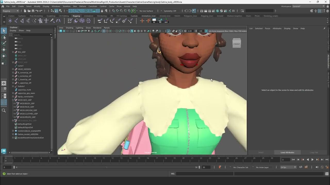 [SPA] 3D Rigging & Scripting for Autodesk Maya [Parte 13] - YouTube