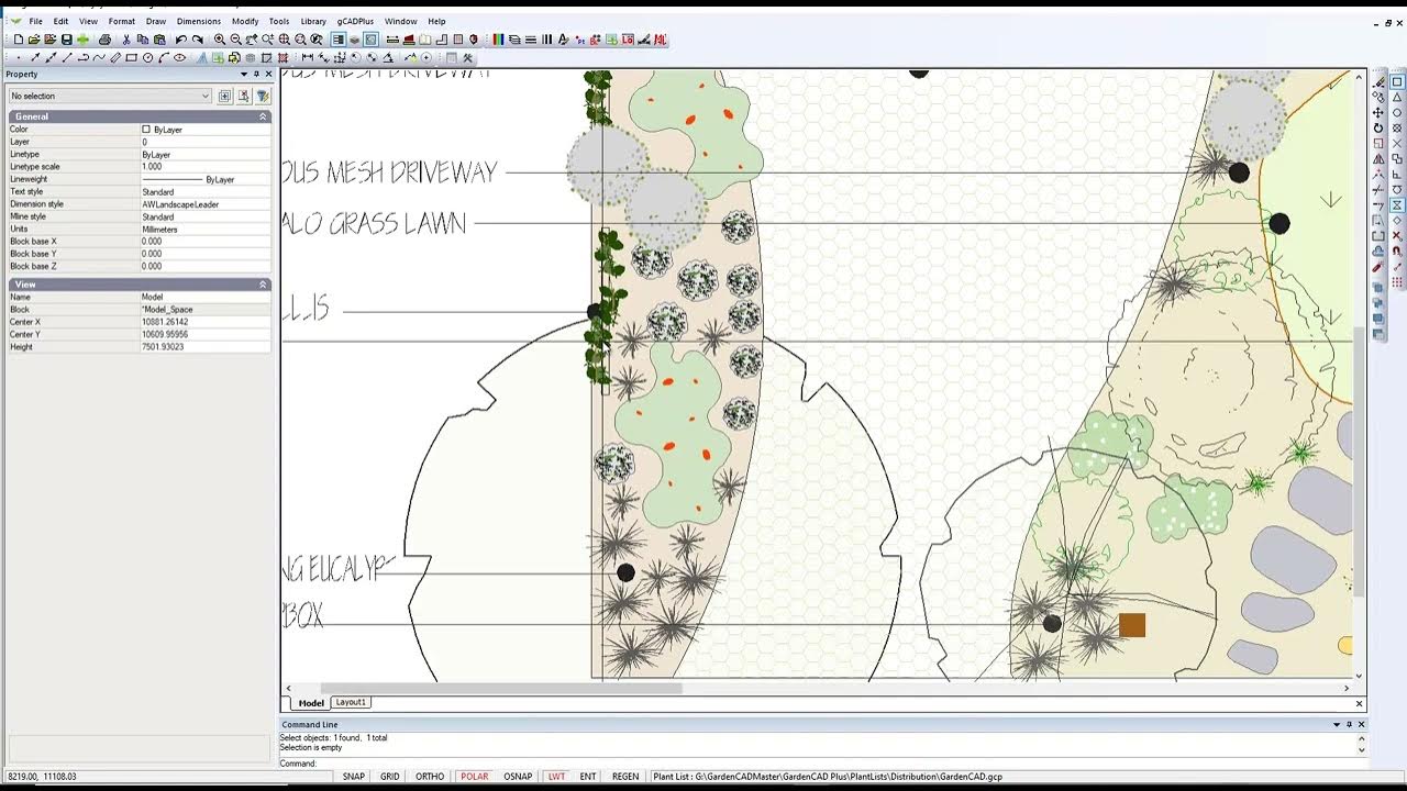 Landscape Design Workflow - Part 3. Use dimension leaders to simplify adding informative labels ...