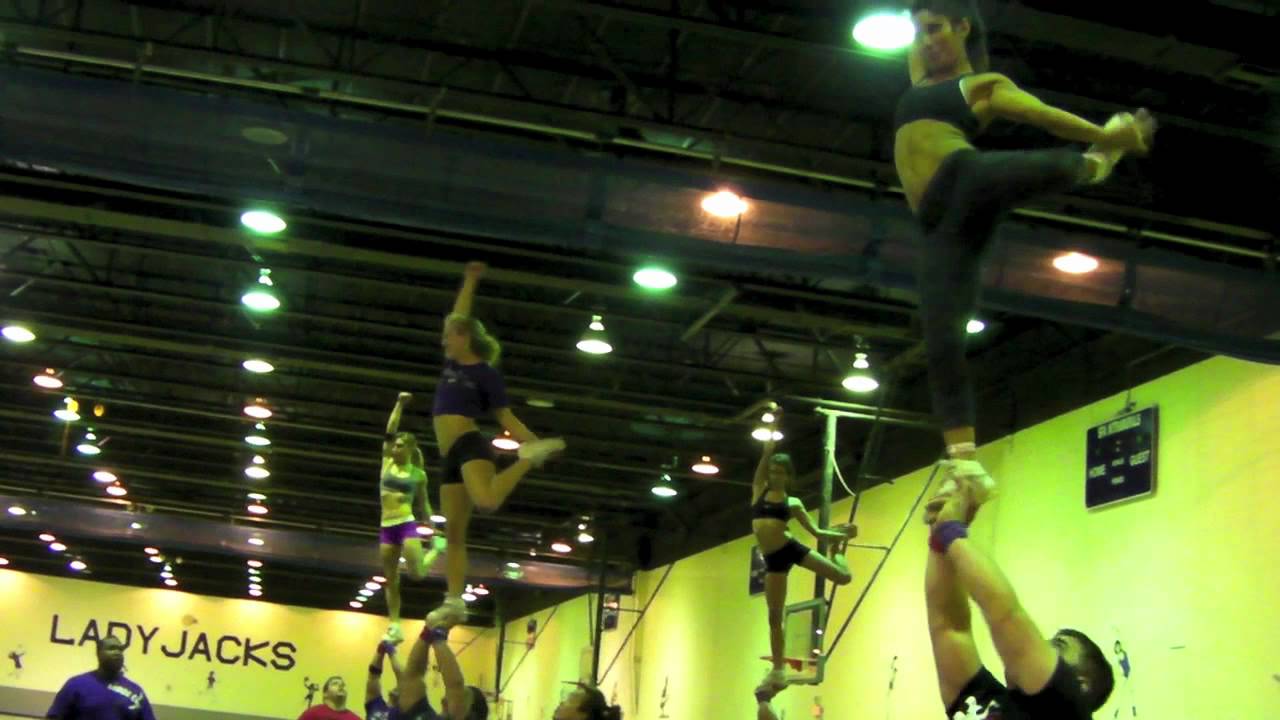SFA Lg Coed Cheer Partner Stunt Highlight Video 2010-2011 - YouTube