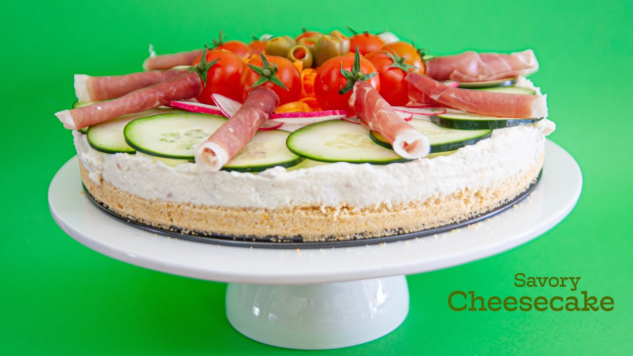 Ultimate Savory Cheesecake Recipe for Parties! - YouTube
