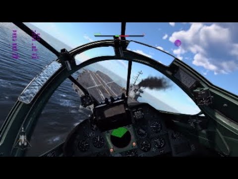 Draken carrier landing - YouTube