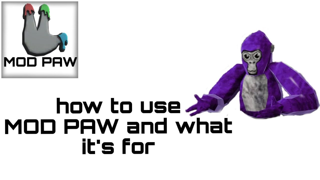 How to use MOD PAW and what it's for - YouTube