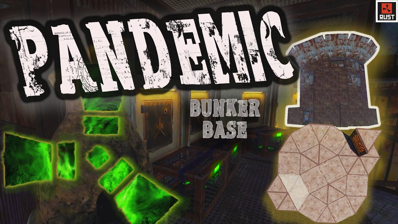 Pandemic Stability Bunker - Rust Base Build (FULL HD) - YouTube