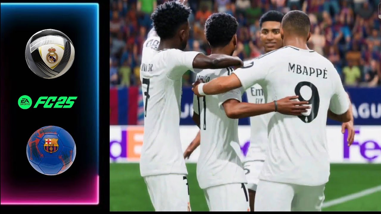 Real Madrid vs Barcelona UCL Final | FC 25 - YouTube