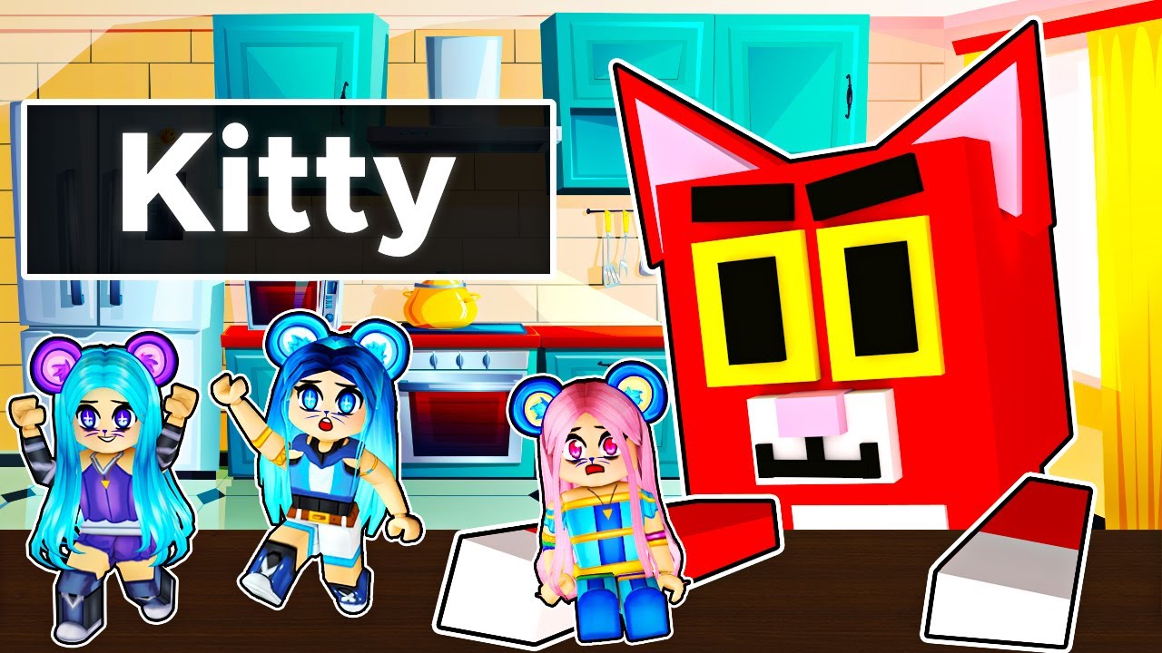 Captured by the EVIL KITTY in Roblox! - YouTube