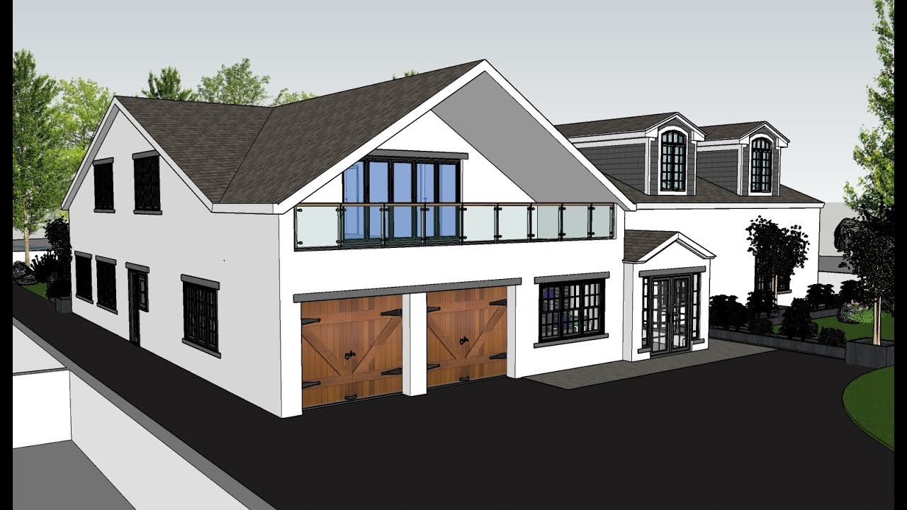 Detached house new build design and planning permission Manchester ...