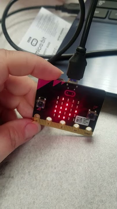My first Microbit code! - YouTube
