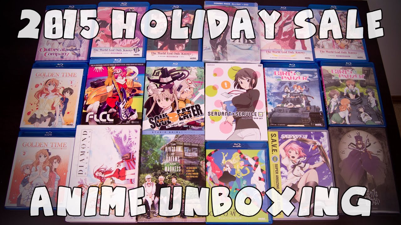 Holiday 2015 Anime Sale Unboxing 2 - YouTube