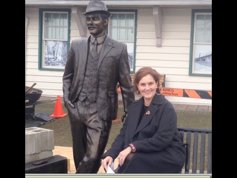 White Rock Beachfront's New Statue - YouTube